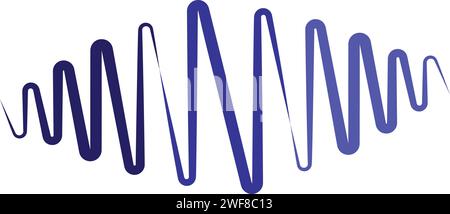 wave wavelength vector logo icon symbol Stock Vector Image & Art - Alamy
