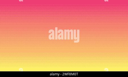 Pixel art pastel peach colored gradient background. Dithering vector ...
