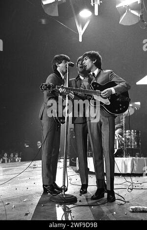 The Beatles perform their first concert in the USA on February 11 1964 ...