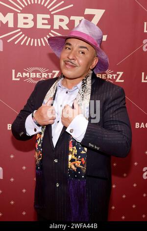 Sänger Lou Bega bei der CHIO Media Night 2024 der CHIO 2024. Aachen, 02 ...