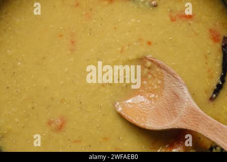 cooking dhal in a large pan Stock Photo - Alamy