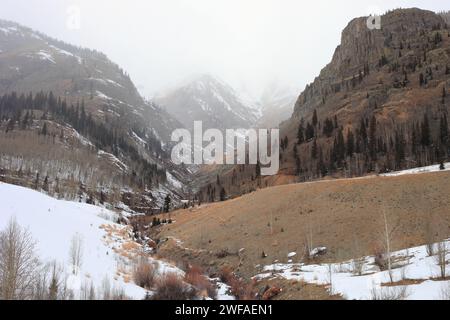 Southern Colorado winter vistas Stock Photo - Alamy