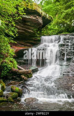 The Springfield Falls in Mercer County, PA, USA Stock Photo - Alamy