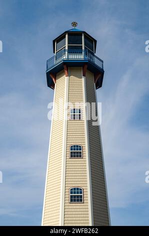 The Sherman Memorial Lighthouse, located at 5 Lighthouse Island ...