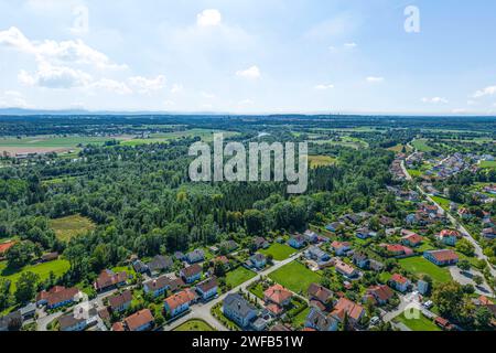 Ausblick auf Haiming zwischen Inn und Salzach in Oberbayern Die ...