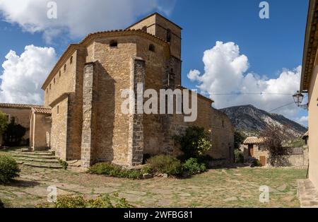 Parish church of Rodellar dedicated to St. John the Baptist. Rodellar ...