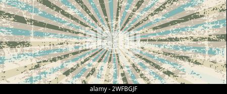 Vintage grunge shabby retro horizontal old poster background with ...