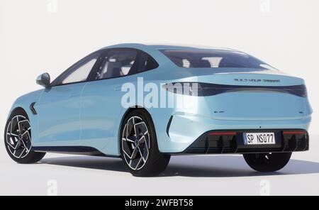 BYD Seal on a white background Stock Photo - Alamy