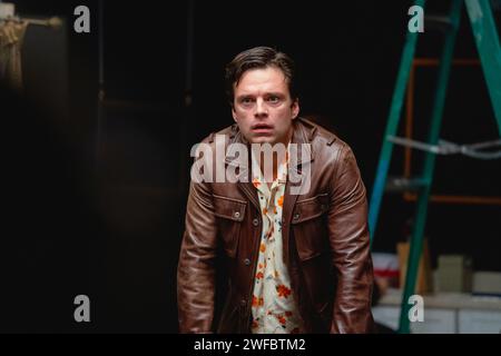 A Different Man (2024) directed by Aaron Schimberg and starring Sebastian Stan, Renate Reinsve ...