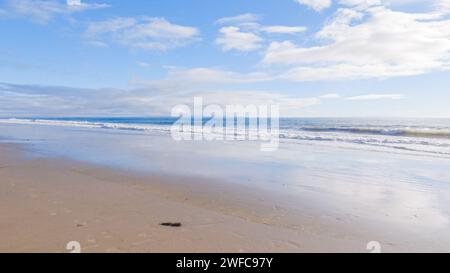 Desolate El Capitan Beach in California Winter Stock Photo - Alamy