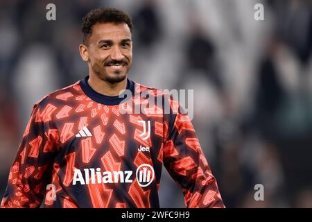 Danilo Luiz da Silva smiles on prior to the Serie A football match ...