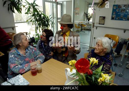 red nose as symbol for clowndoctor, laughter as medicine and therapy ...