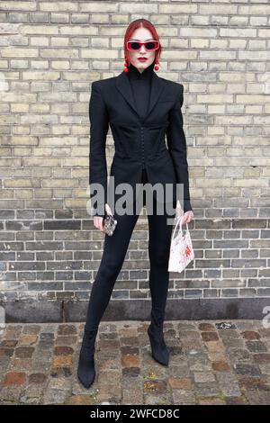 Copenhagen, Denmark. January 30th, 2024. Angelica Sophie Thorsen ...