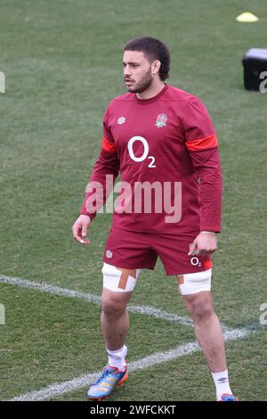 The England Rugby Team - Back Row, L to R: David Duckham, Chris Ralston ...
