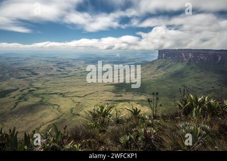The triple border point of Venezuela, Brazil and Guyana, in Mount ...