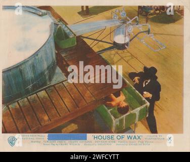 Vincent Price and Phyllis Kirk, "House of Wax" 1953 Warner Bros. File ...