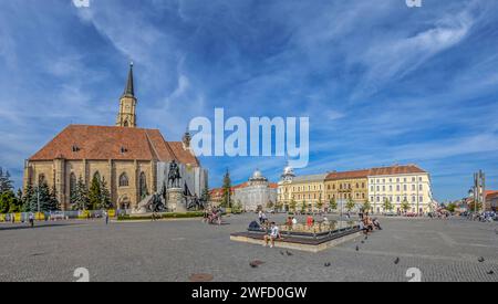 CLUJ-NAPOCA, TRANSYLVANIA, ROMANIA - SEPTEMBER 20, 2020: Street signs ...