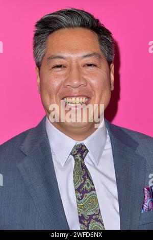 Feodor Chin bei der Premiere des Kinofilms 'Scrambled' im AMC Westfield ...