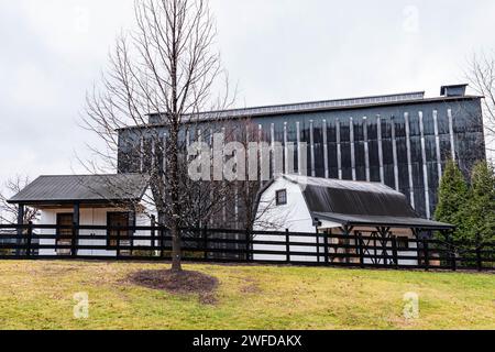 Buildings in the James Beam Distillery complex in Clermont, Kentucky ...