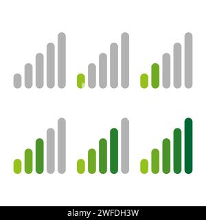 Vector illustration of size indicators. Eps 10 sign Stock Vector Image ...