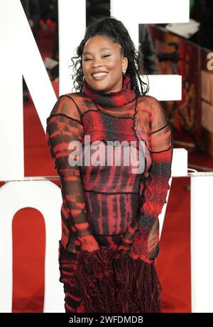 Zuri Marley attending the UK premiere of Bob Marley: One Love, at the ...