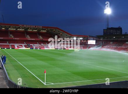 Inside the City Ground prior to kick off during the Premier league ...