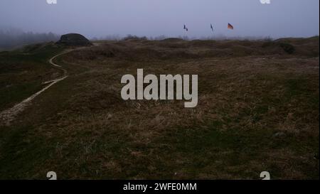 Douaumont area, military layout remains, Verdun, Meuse, Grand-Est ...