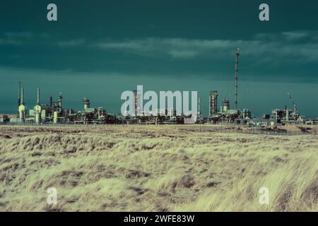A view of the St Fergus Gas Plant in St Fergus, Aberdeenshire, during a ...