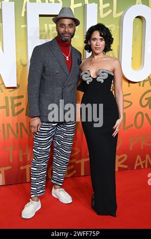 Karl Collins and Umi Myers, Bob Marley: One Love - UK Premiere, BFI ...