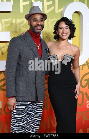 Karl Collins and Umi Myers, Bob Marley: One Love - UK Premiere, BFI ...