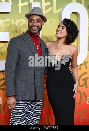 Karl Collins and Umi Myers, Bob Marley: One Love - UK Premiere, BFI ...