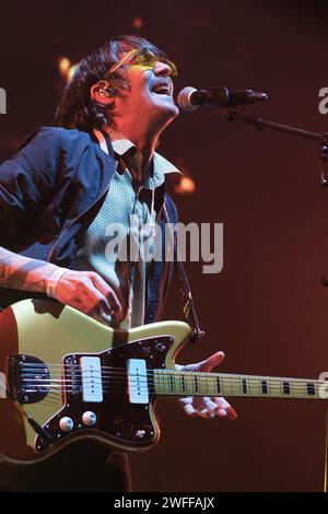 The singer Antonio Lopez (Noni) of the group Lori Meyers performs ...