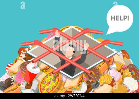 Unhealthy Nutrition Eating Risks, Fast Food Harmful Effects, Junk Food ...