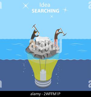 Man Thinking New Creative Ideas Presented On Note. Boy Reasoning ...