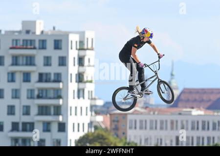 Lara Lessmann (Germany). BMX Freestyle women. European Championships ...