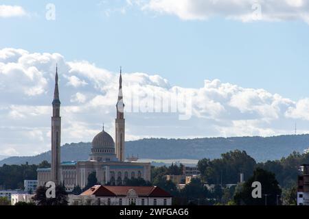 View of Amir Abdel Kader Mosque the famous landmark in Constantine City ...