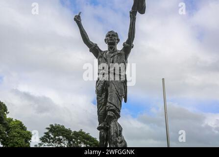 The monument of Andres Bonifacio y de Castro - the father of the ...