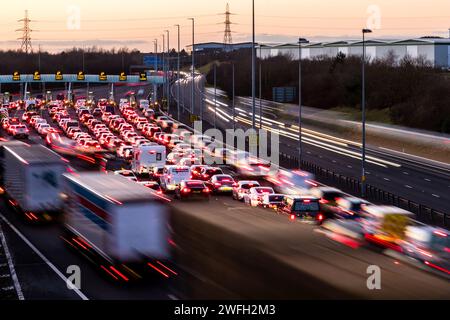M6 Toll road traffic. Picture by Shaun Fellows/Alamy Stock Photo - Alamy