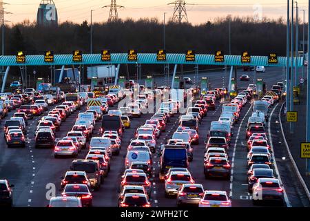M6 Toll road traffic. Picture by Shaun Fellows/Alamy Stock Photo - Alamy