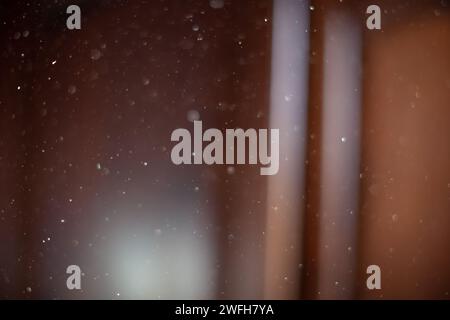 dust particles flying in the bedroom Stock Photo - Alamy