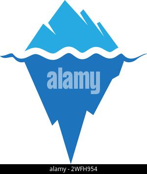 Iceberg vector icon. Modern vector illustration concepts. Easy to edit ...