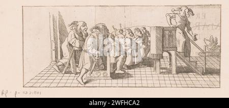 Folly leaves the pulpit with her back to the audience, Illustrations ...