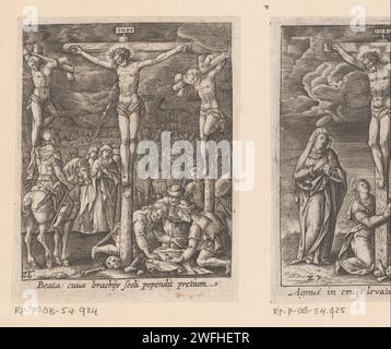 Longinus puts the crucified Christ with a lance, Jean Baptiste Pierre ...
