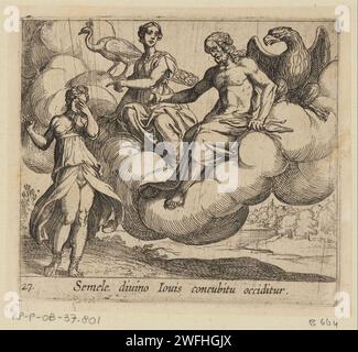 The wish of Semele, Antonio Tempesta, 1606 - 1638 print Semele stands ...