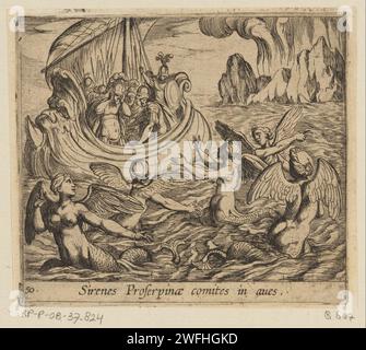 Siren rocks in Greek mythology, a creature half bird and half woman who ...