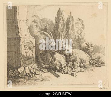 Johann Heinrich Roos - Roman Landscape with Cattle and Shepherds Stock ...