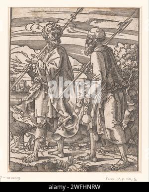 Evangelist Mattheus, Anonymous, Anton von Woensam, 1527 print paper the ...