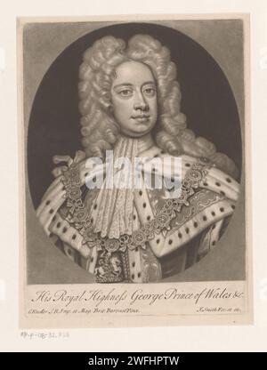 George II. Portrait of King George II of Great Britain as Prince of ...