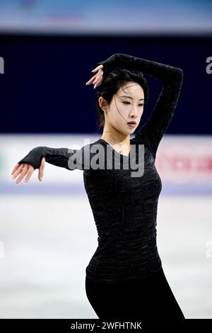 Hongyi CHEN (CHN), during Women Free Skating, at the ISU Four ...