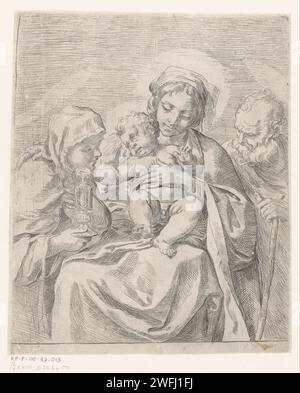 Annibale Carracci The Holy Family with Saint John the Baptist 1590 ...